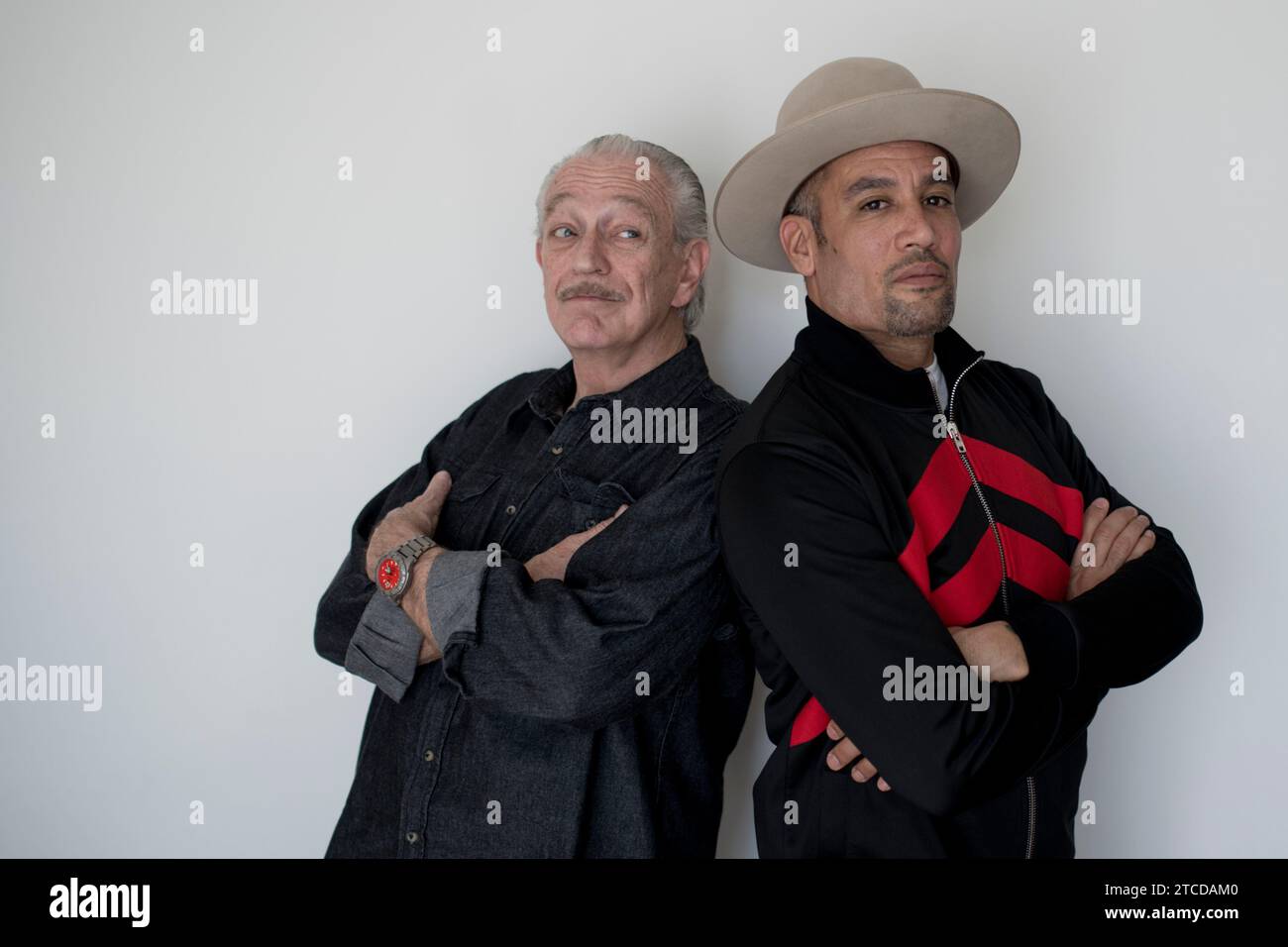 Madrid, 02/21/2018. Interview with Charlie Musselwhite and Ben Harper ...