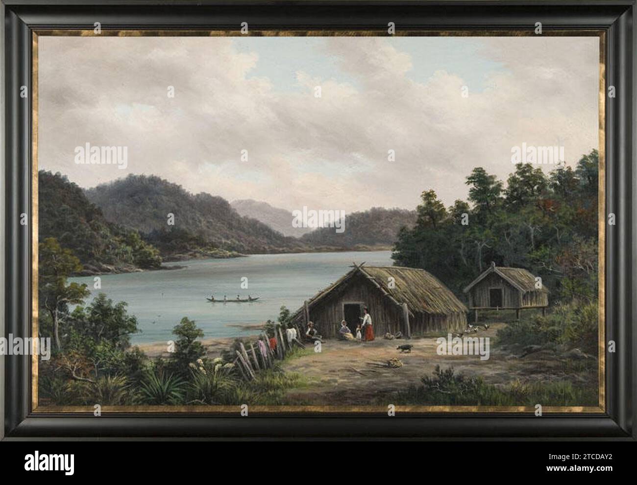 William Baker - Lake Waikare Stock Photo - Alamy