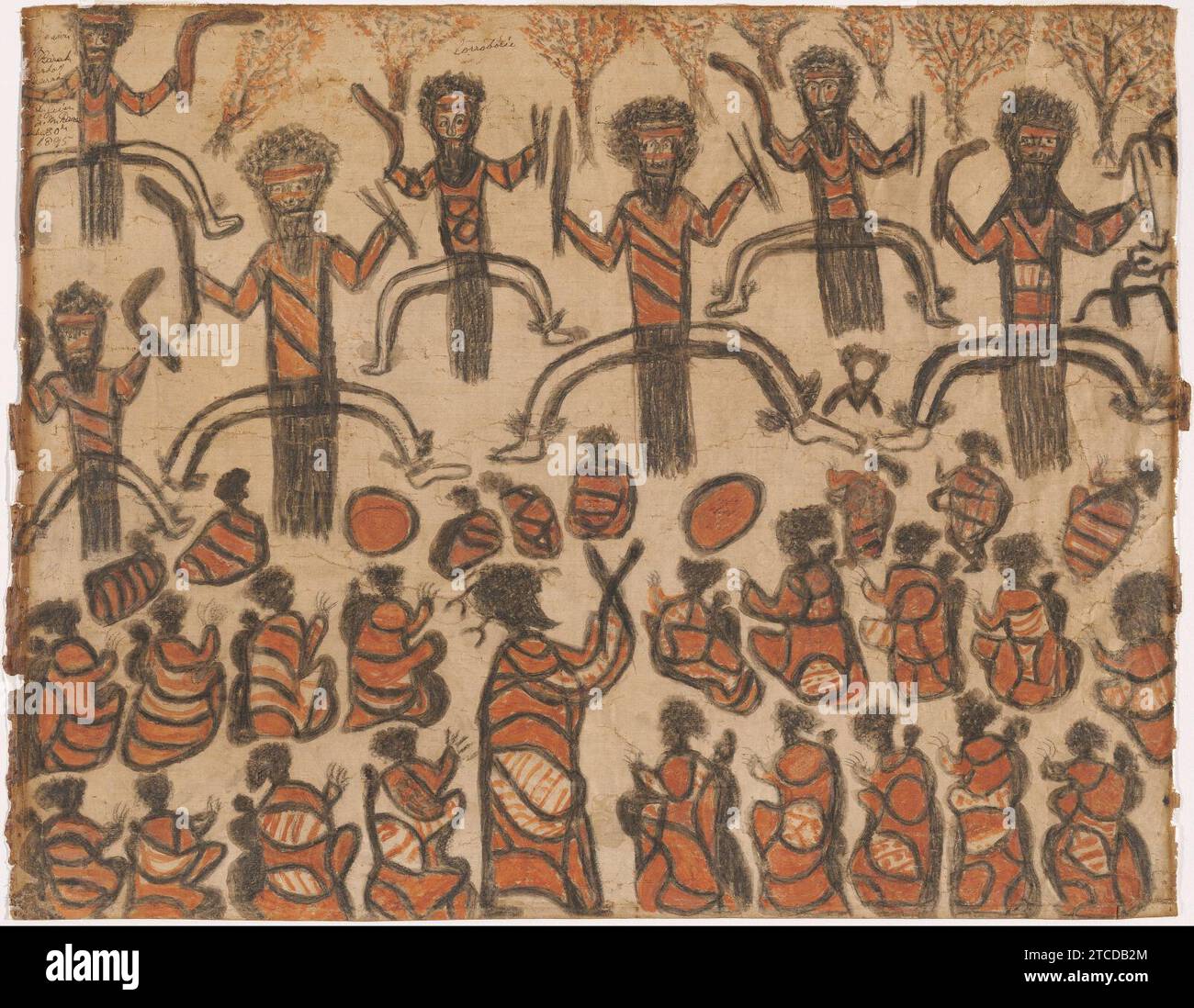 William BARAK - Wurundjeri people - Corroboree Stock Photo - Alamy