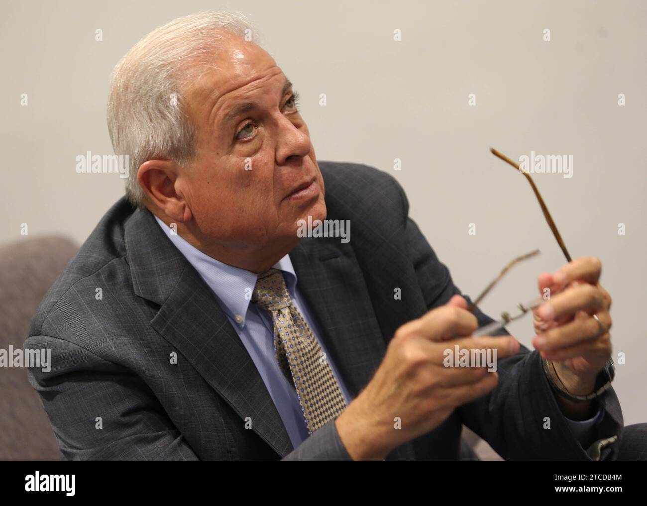Madrid, 10/13/2015. Interview with the mayor of Miami, Tomas Regalado ...