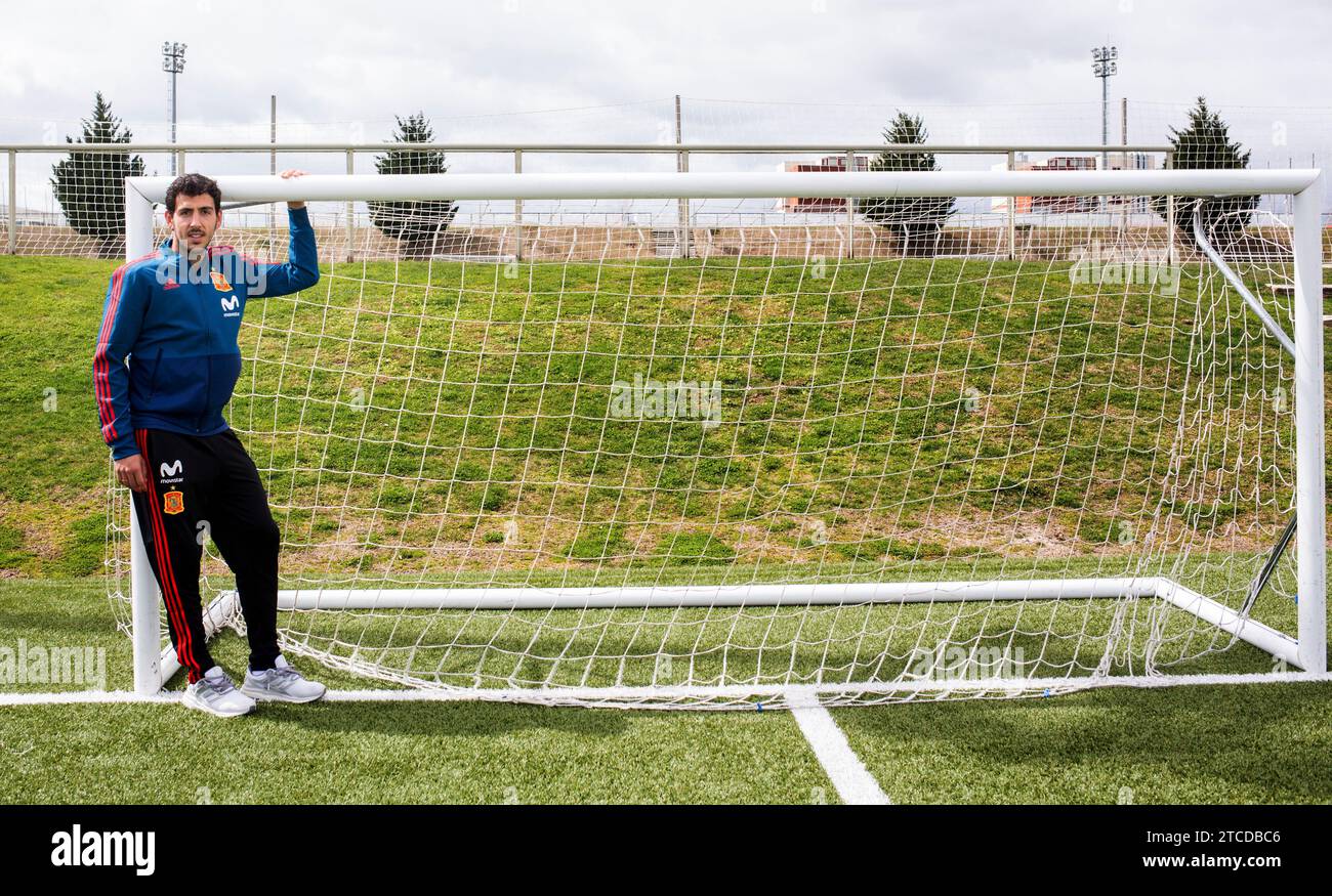 Madrid, 03/24/2018. Interview with Dani Parejo, player of the Spanish ...