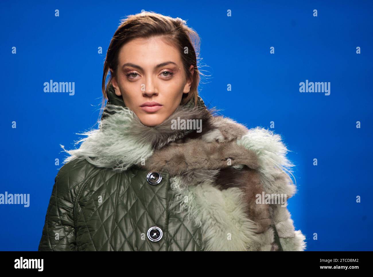 Madrid, 02/22/2016. Fashion show by designer Jesús Lorenzo. Photo: of ...