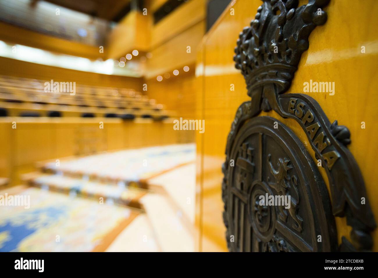Madrid, 10/23/2017. Appearance of the Empty Senate. Photo: Ángel de ...