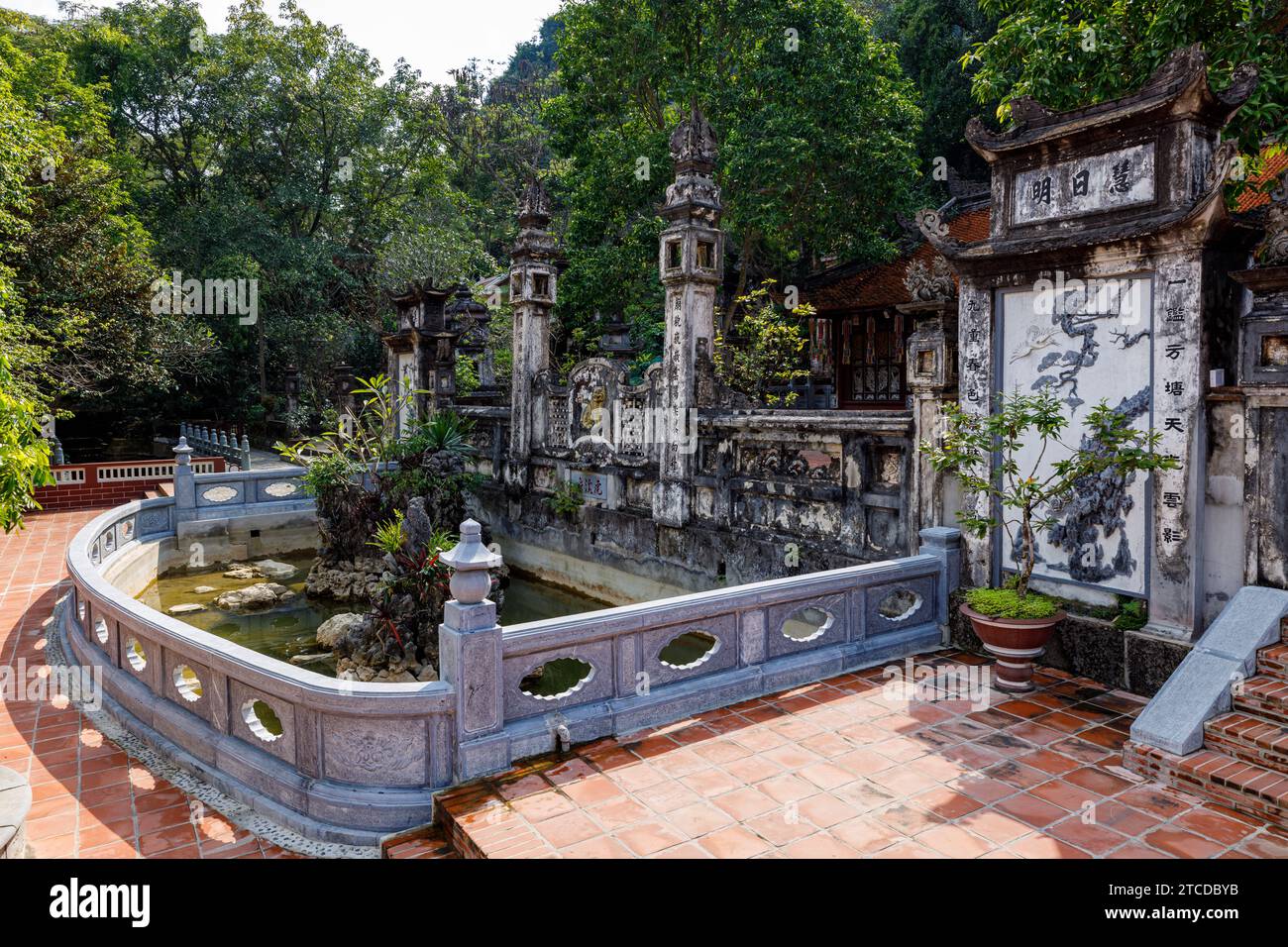 Temple of the perfume pagoda in Vietnam Stock Photo - Alamy