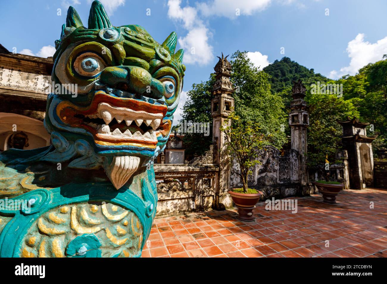 Temple of the perfume pagoda in Vietnam Stock Photo - Alamy
