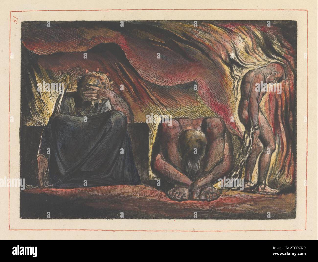 William Blake - Jerusalem, Plate 51 Stock Photo - Alamy