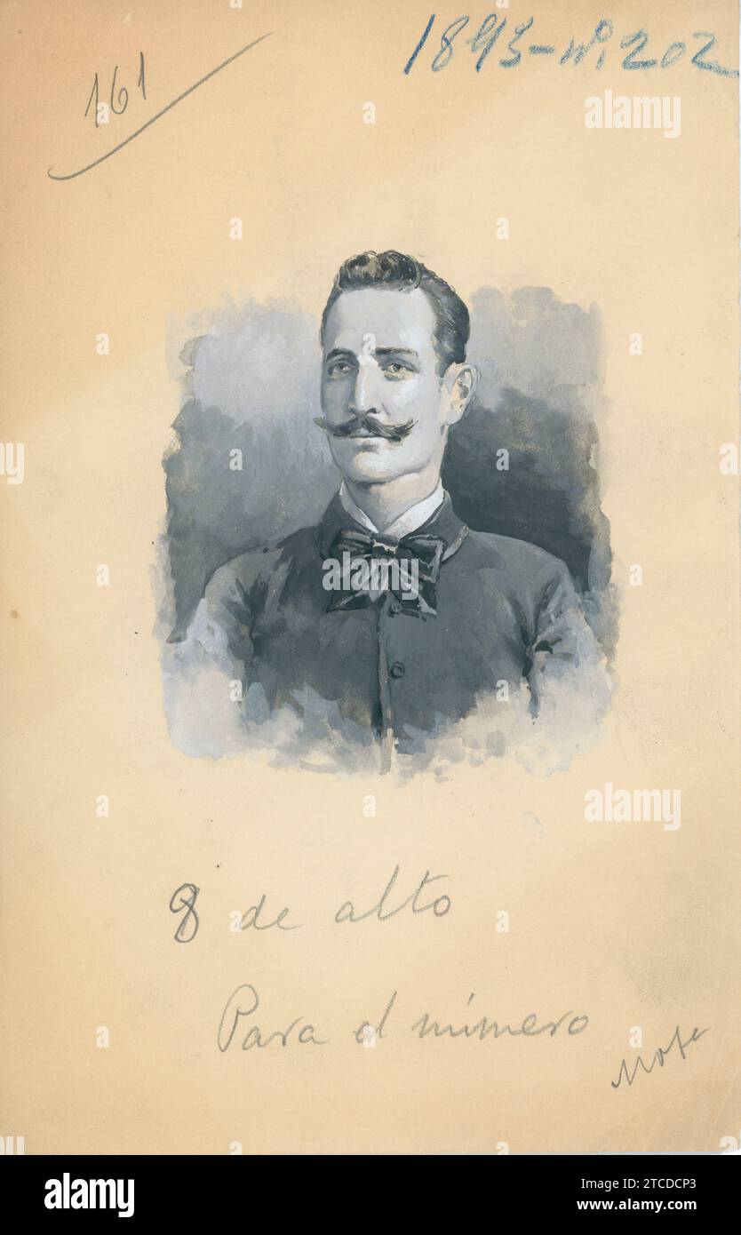 Cuba, March 1895. Cuban War. Manuel Sanguilí, insurgent colonel in the ...