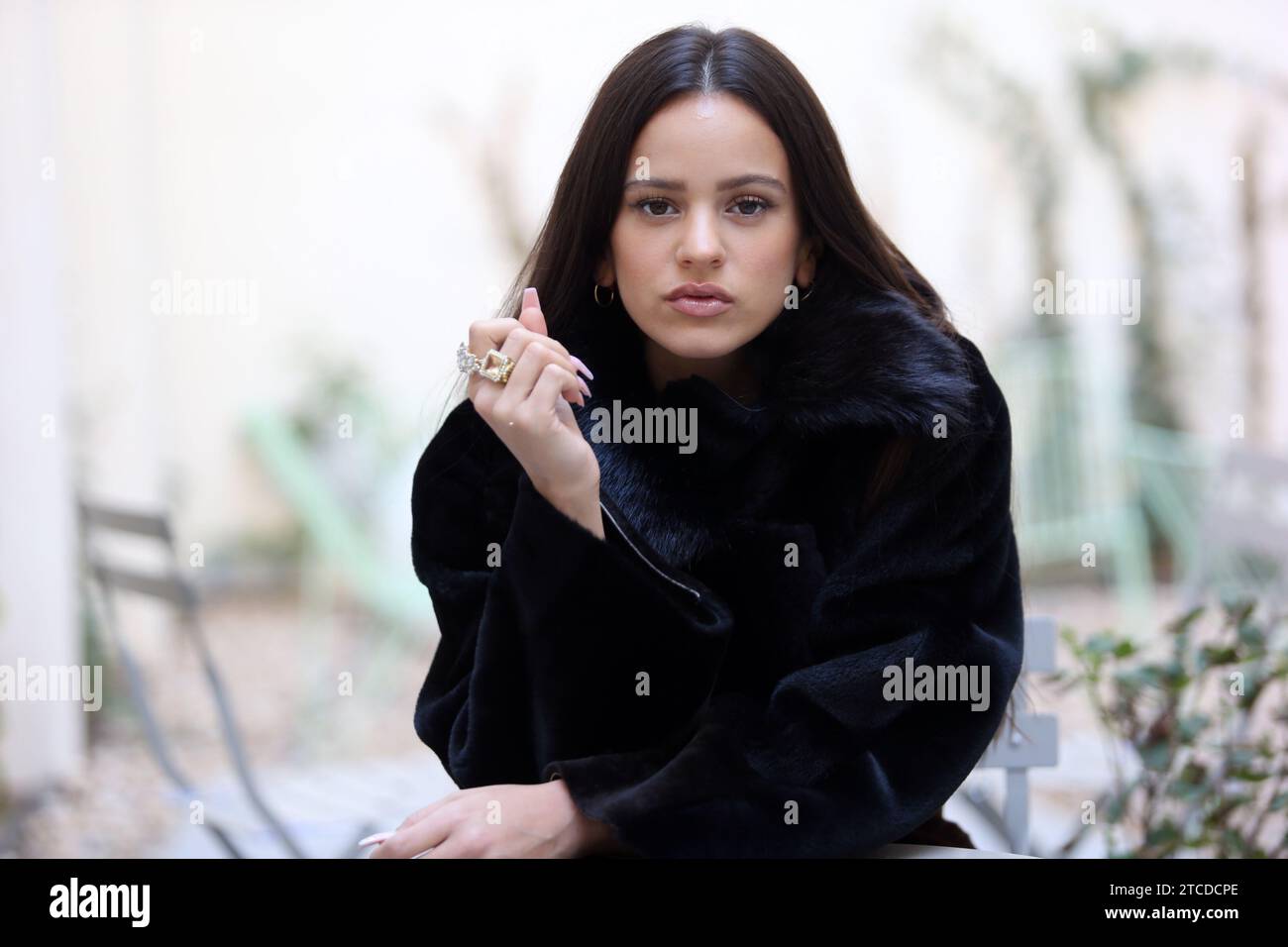 Madrid, 11/22/2017. Interview with the Catalan singer Rosalía Vila ...