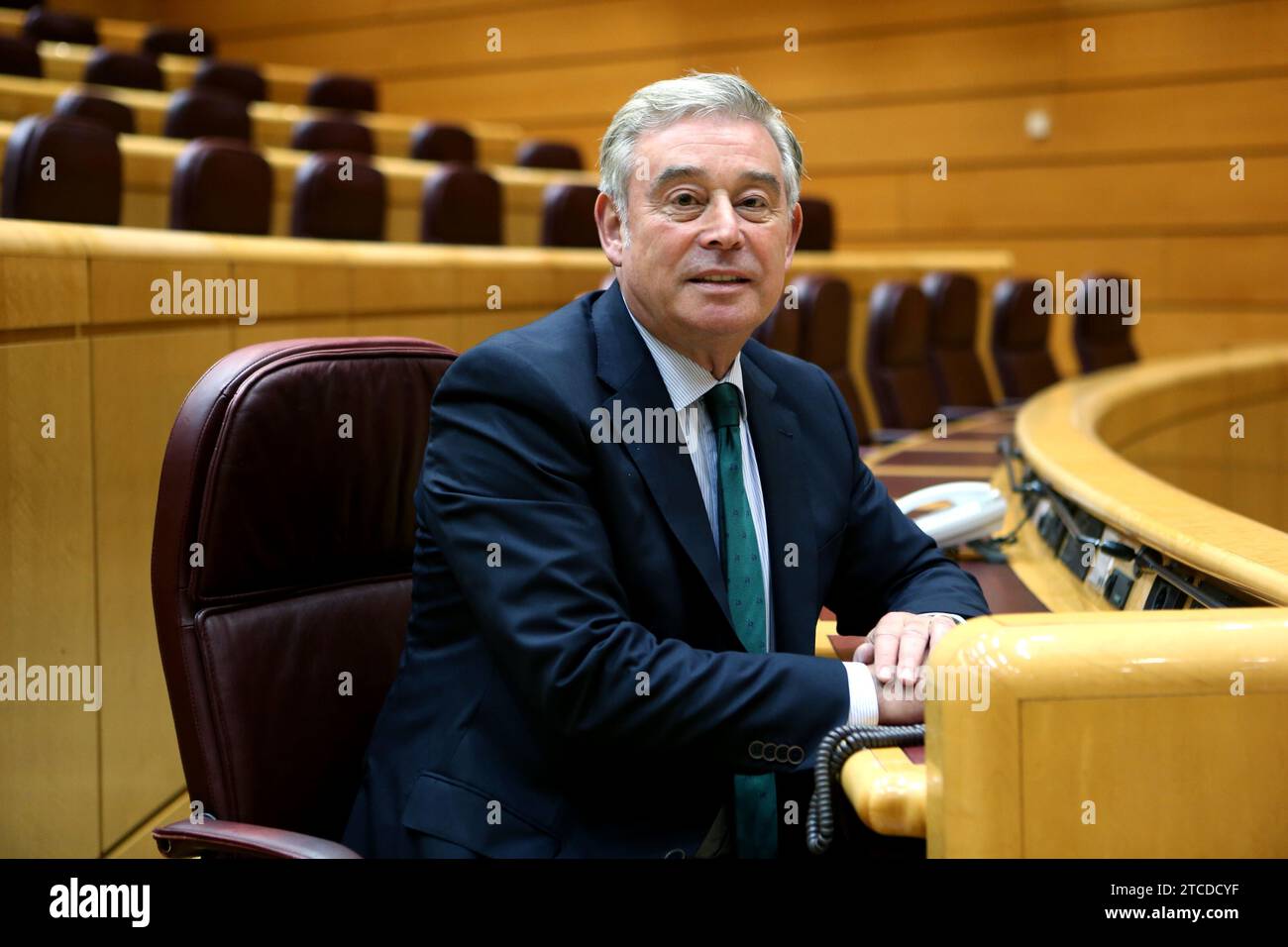 Madrid, 08/30/2017. Interview with PP senator José Manuel Barreiro ...