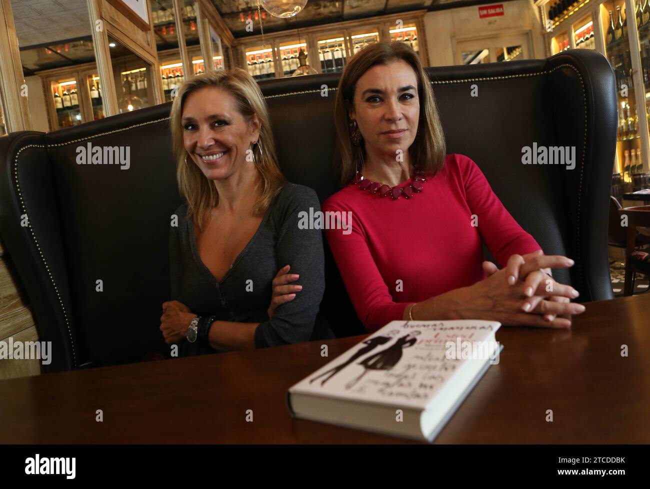 Madrid, 10/29/2015. Interview with Carmen Posadas and Marta Robles ...