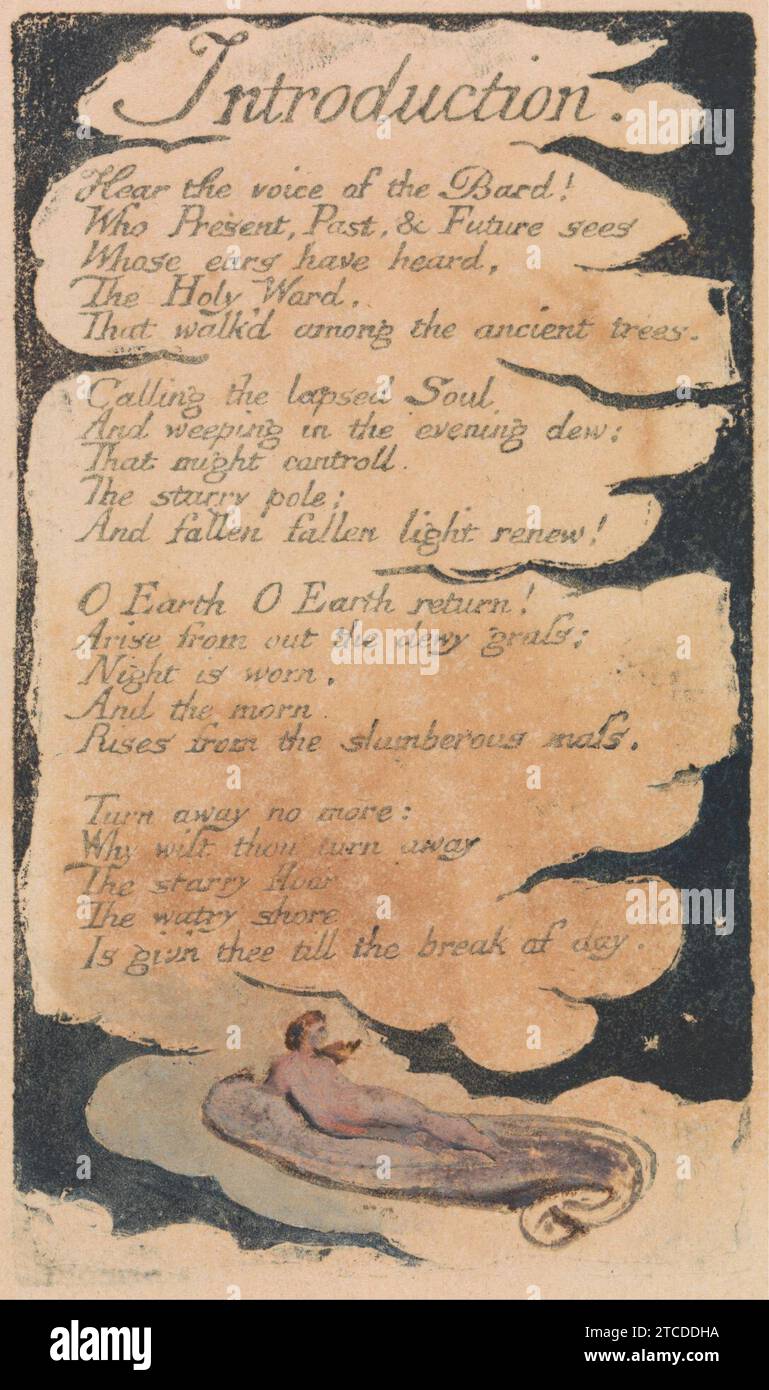 William Blake - Songs of Innocence and of Experience, Plate 34 ...