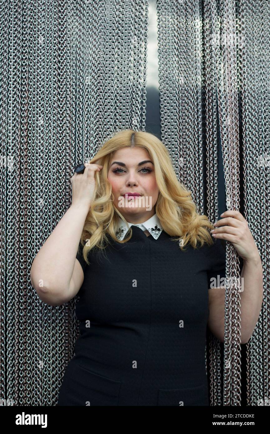 Madrid, 02/18/2016. Interview with Eva María Pérez, plus size model ...