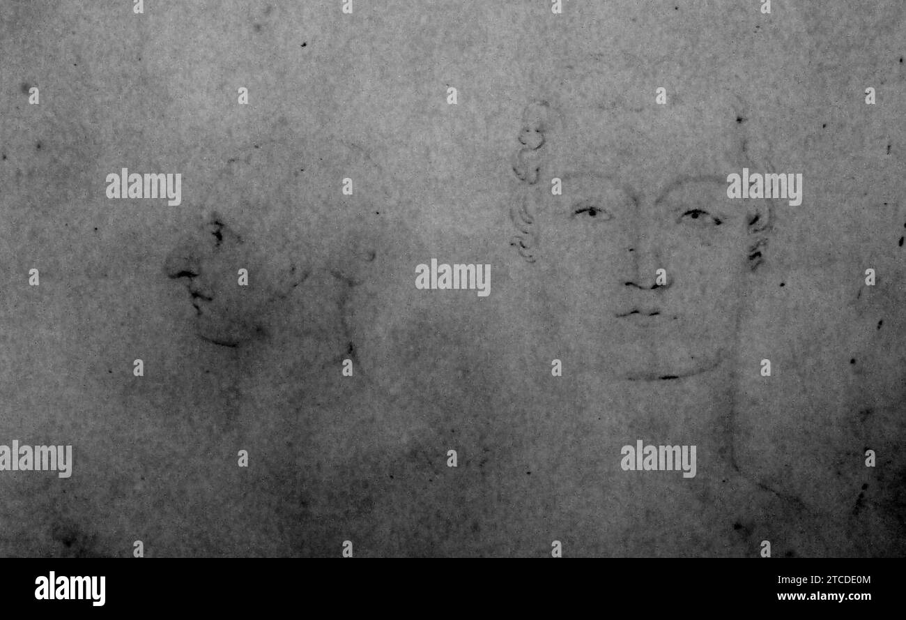 William Blake – The Egyptian Taskmaster & Saul, Butlin 696 1819-20 ...