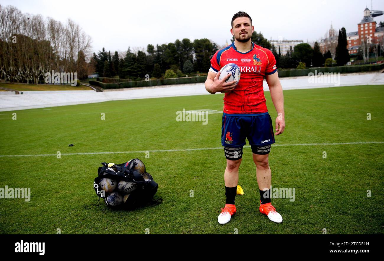 Madrid, 03/14/2018. Interview with Gautier Gibouin, second captain of ...