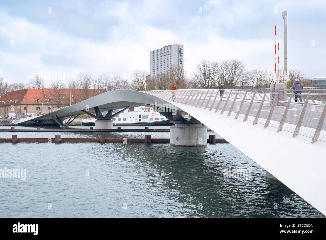 Copenhagen, Denmark - Lille Langebro Cycle and Pedestrian Bridge by ...