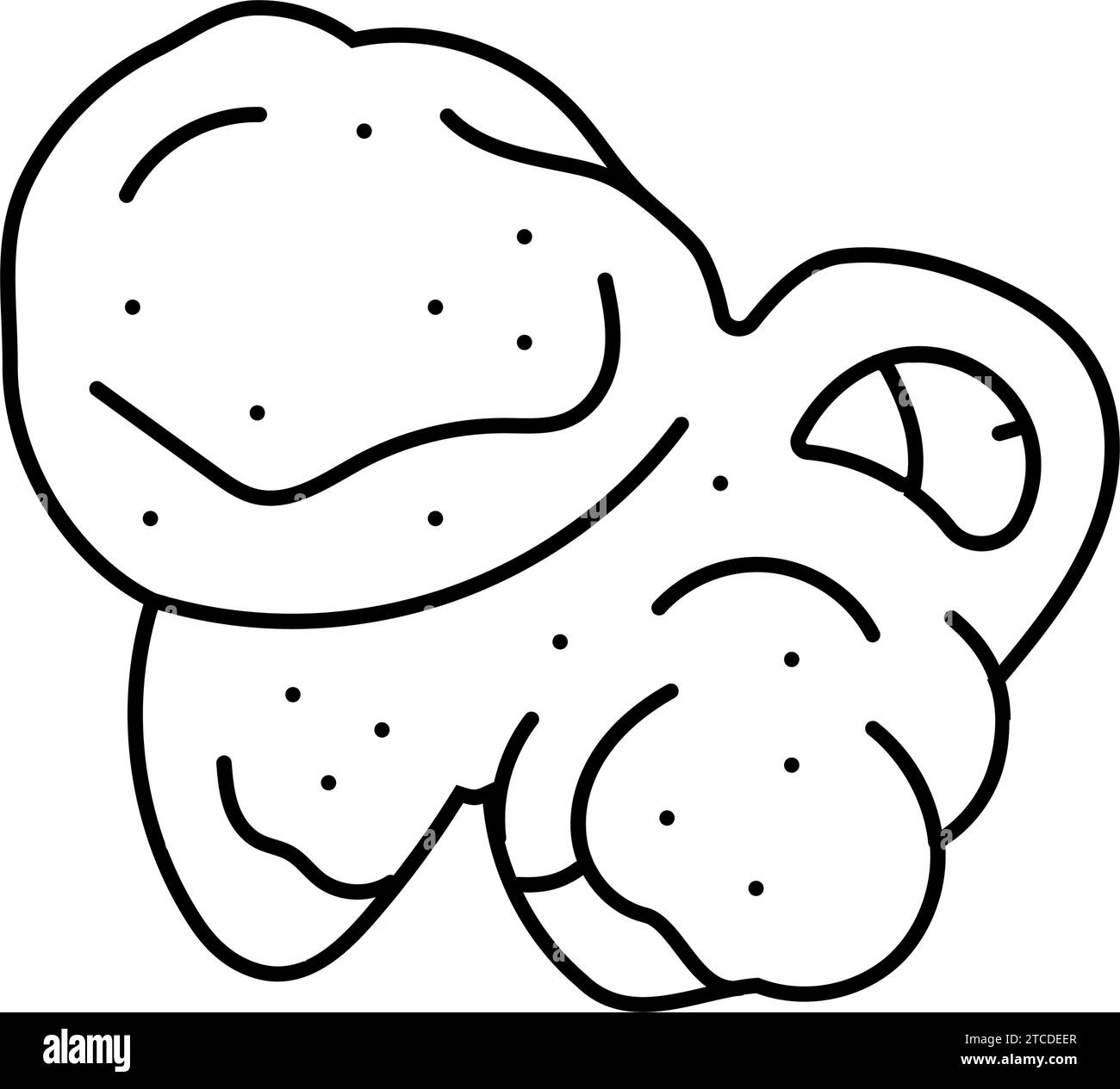 popcorn food snack line icon vector illustration Stock Vector Image ...