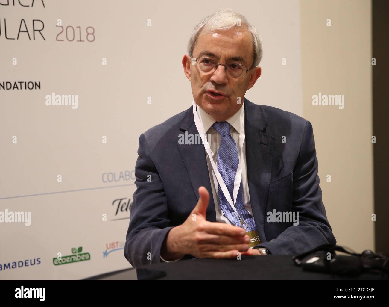 Madrid, 07/06/2018. Interview with Christopher Pissarides, Nobel Prize ...