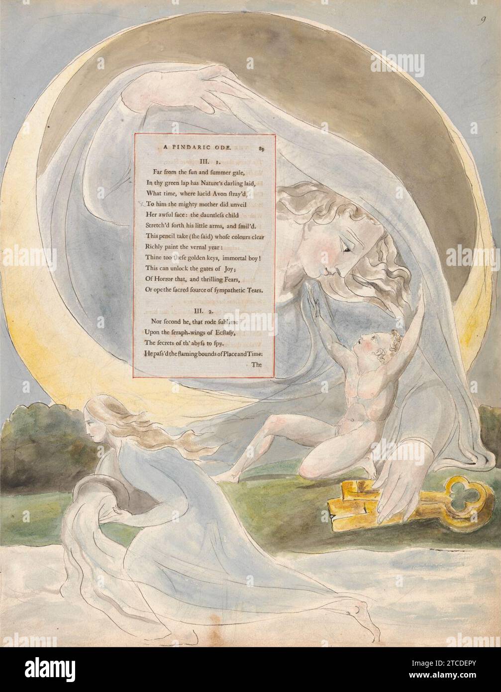 William blake poems gray design hi-res stock photography and images - Alamy