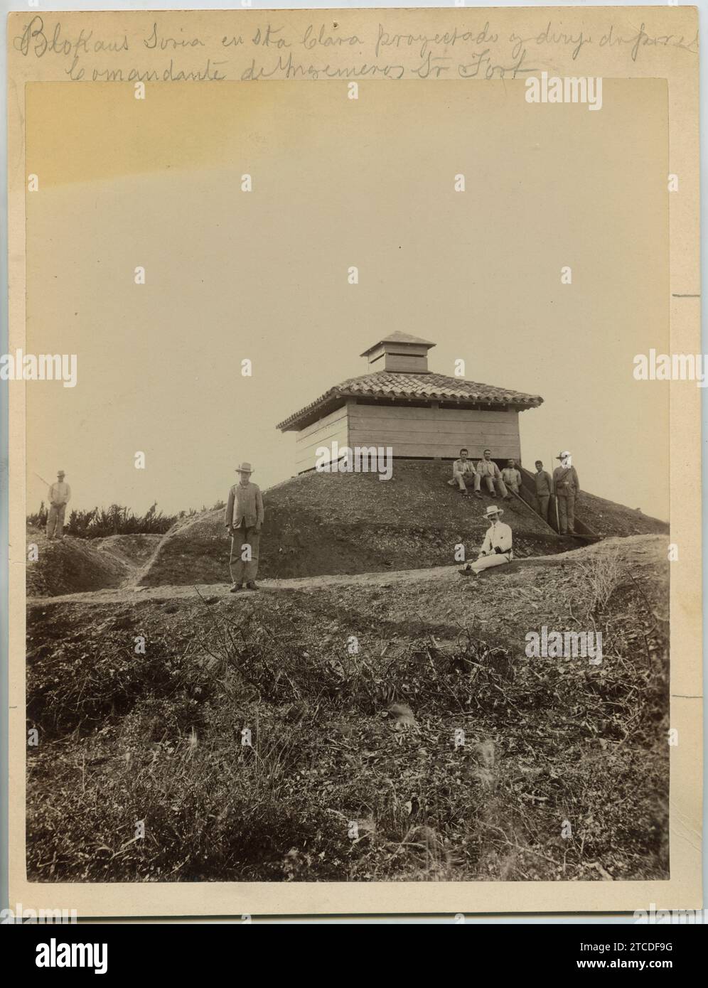 Santa Clara (Cuba), May 1898. Cuban War. The Loira fort designed and ...