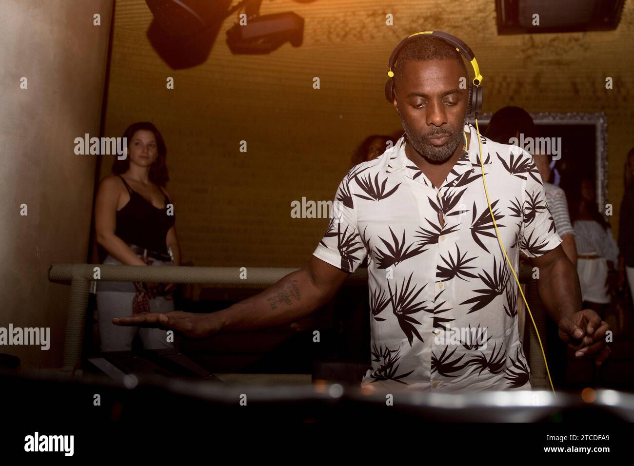Ibiza, 06/10/2018. Report to the British actor and DJ Idris Elba, resident DJ of the Lio Party ...