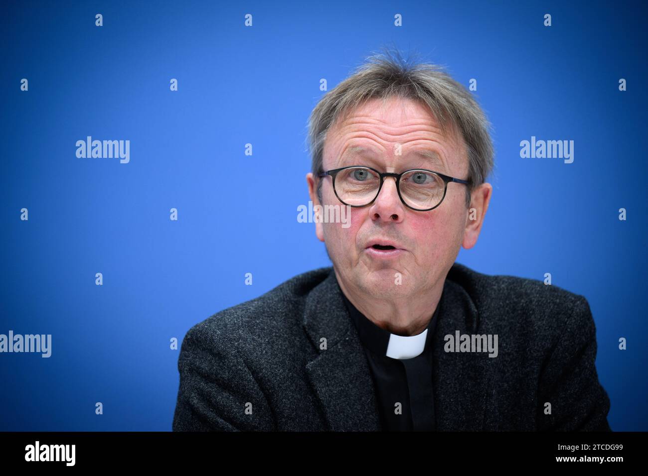 Berlin, Germany. 12th Dec, 2023. Prelate Karl Jüsten, Catholic Chairman ...