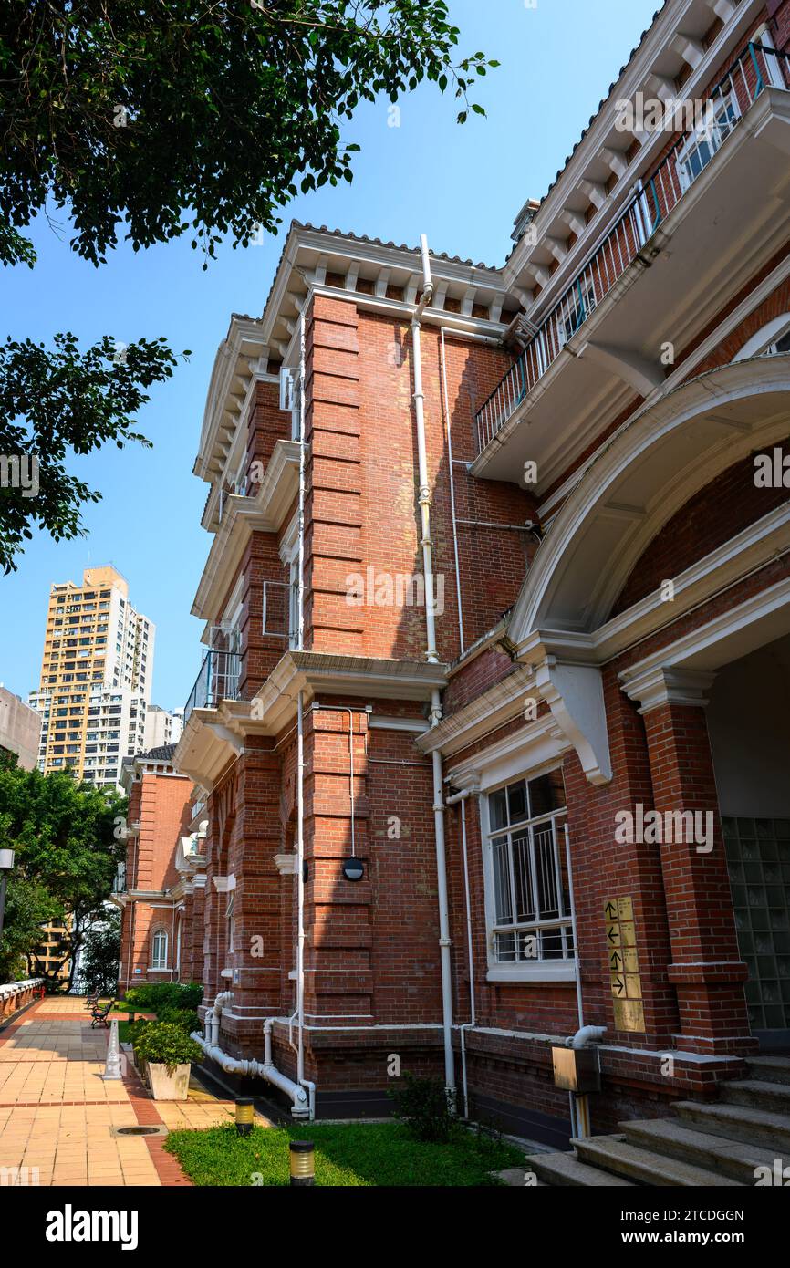 Hong Kong, China - Mar 11, 2019: May hall of Hong Kong University Stock ...