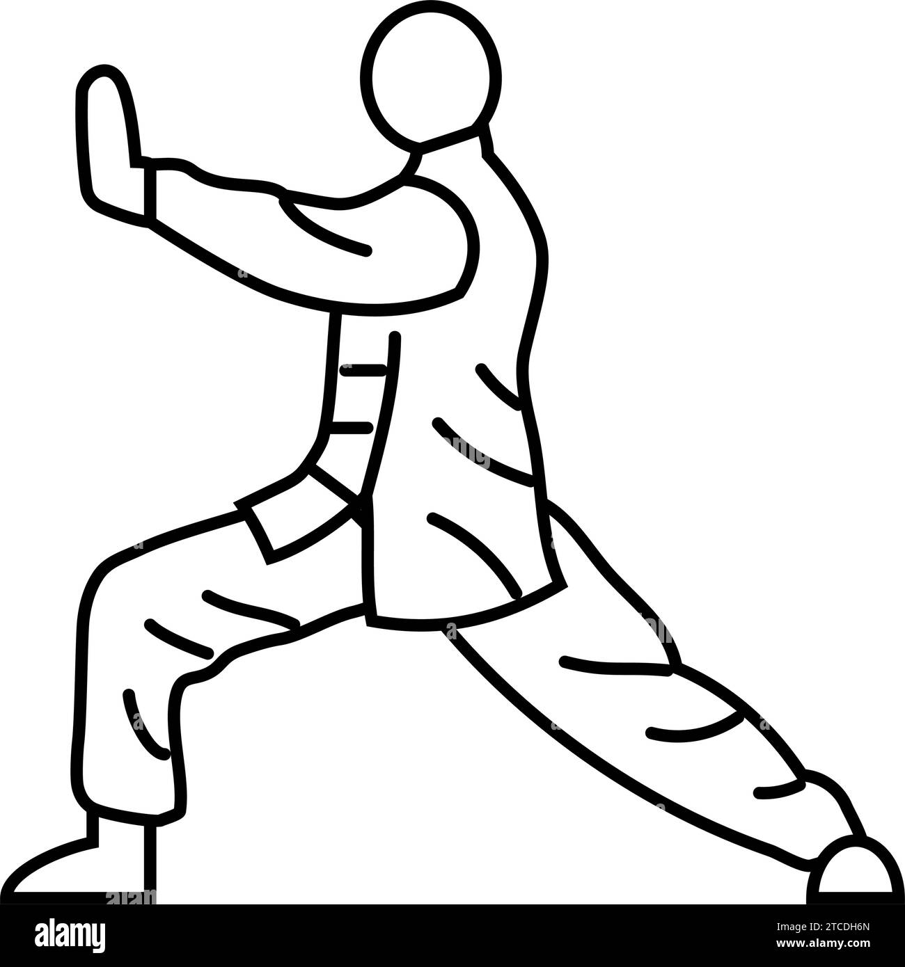 Tai chi practice Black and White Stock Photos & Images - Alamy