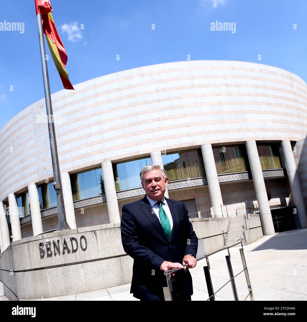 Madrid, 08/30/2017. Interview with PP senator José Manuel Barreiro ...