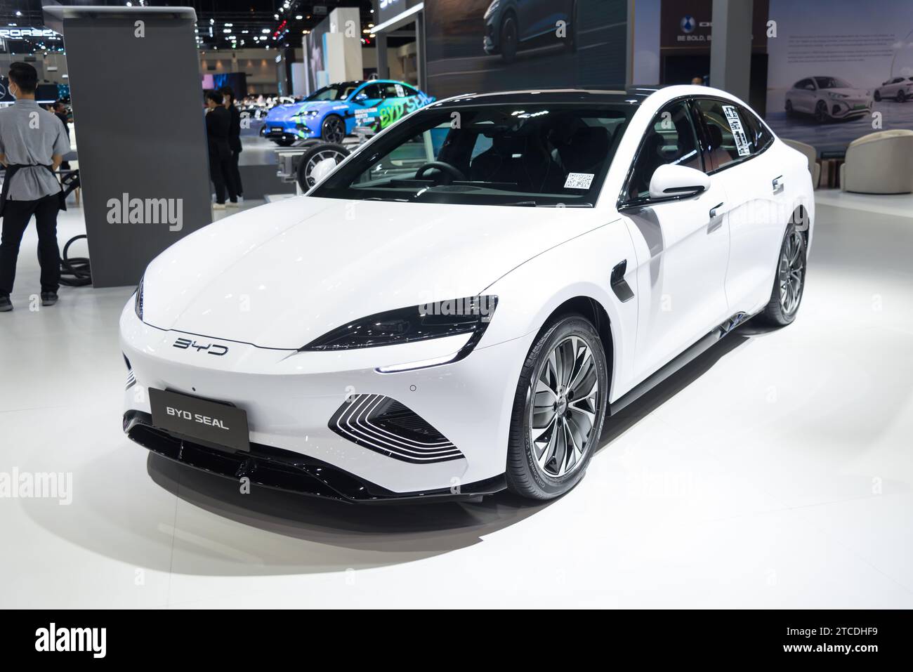 Bangkok,Thailand - 6 Dec, 2023: Full body of BYD Seal car show in ...