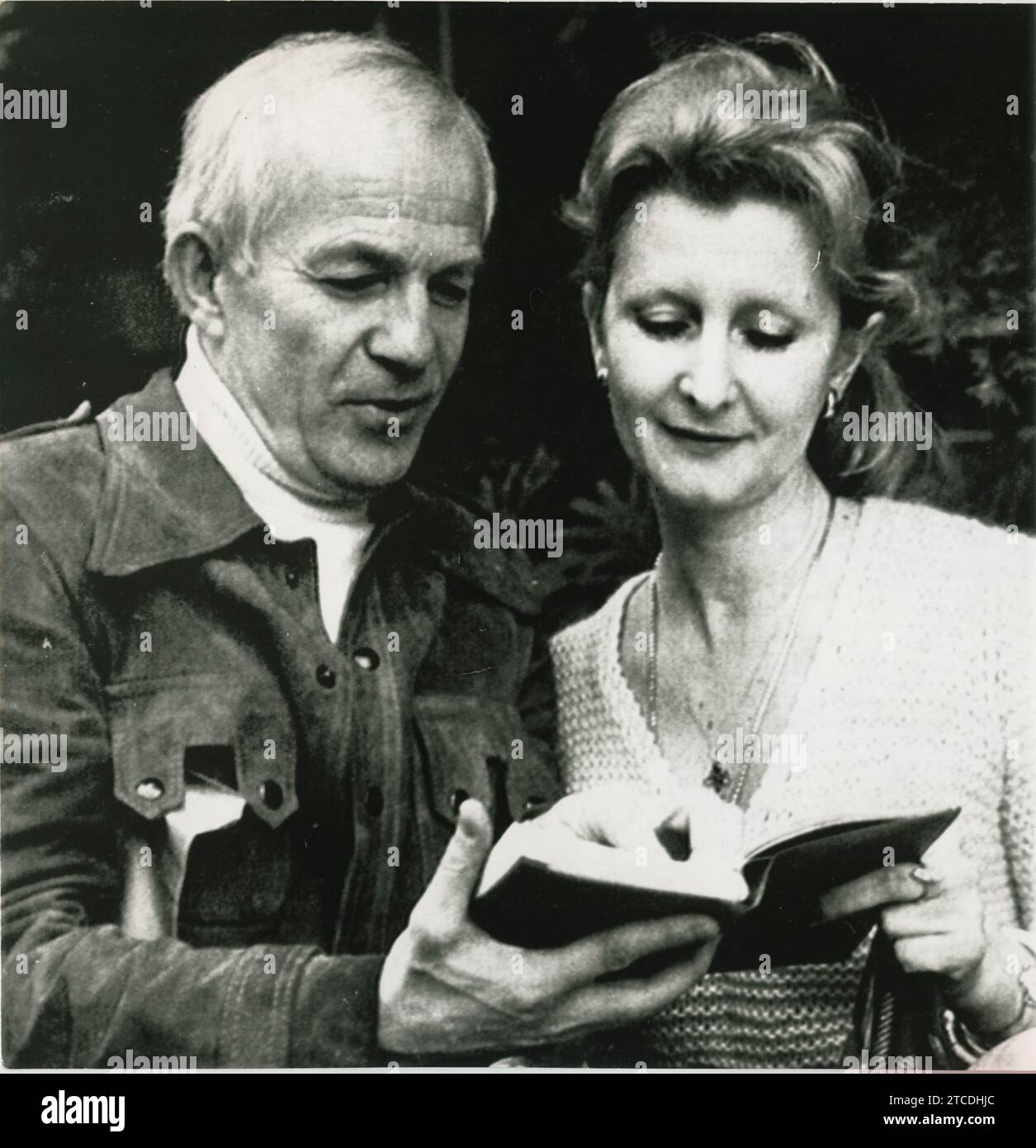 Hollywood, 03/26/1977. Polish film director Jerzy Antezak with his wife ...