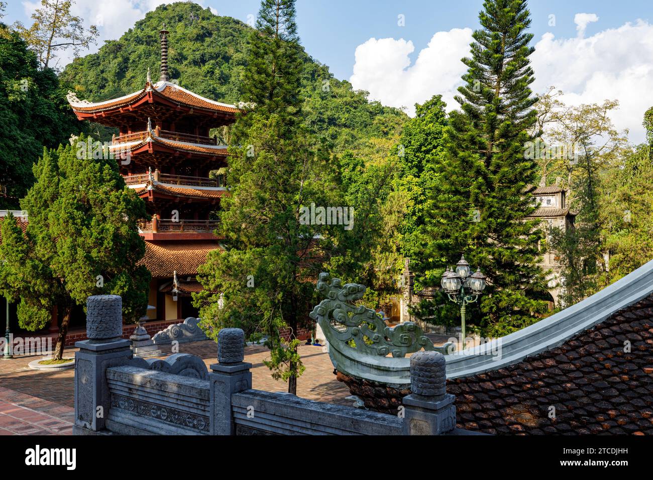 Temple of the perfume pagoda in Vietnam Stock Photo - Alamy