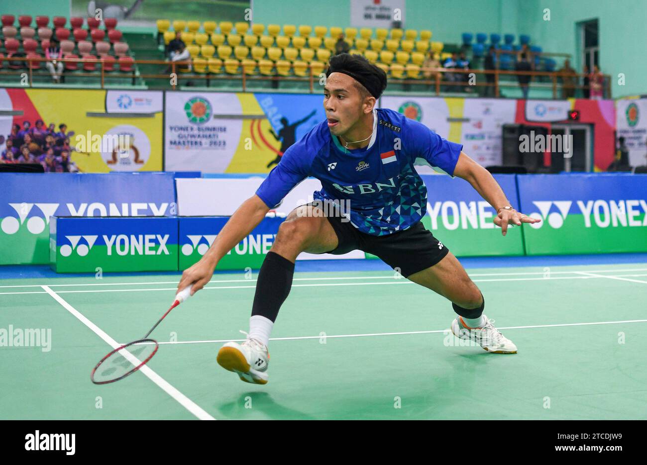 Guwahati, India. 09th Dec, 2023. Yohanes Saut Marcellyno of Indonesia ...
