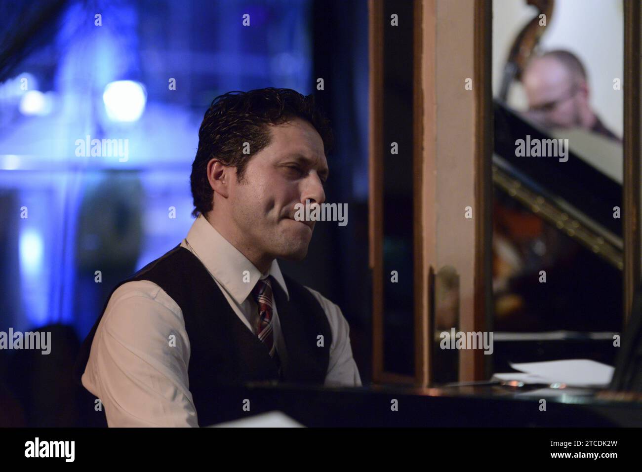 Madrid, 02/24/2016. Concert by jazz pianist Sebastián Chames, at the ...