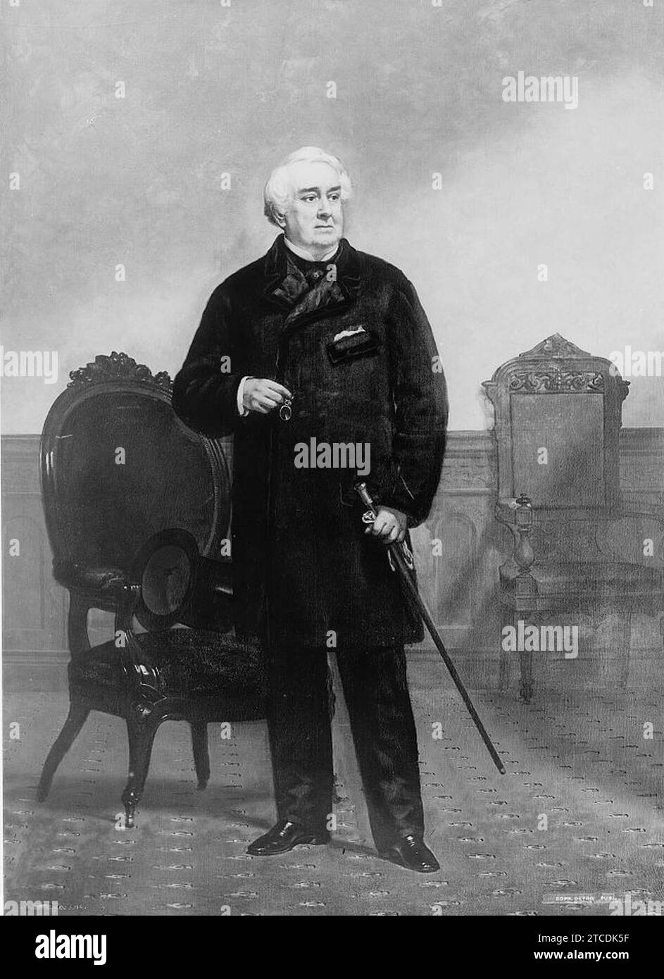William Corcoran, full-length portrait (cropped Stock Photo - Alamy