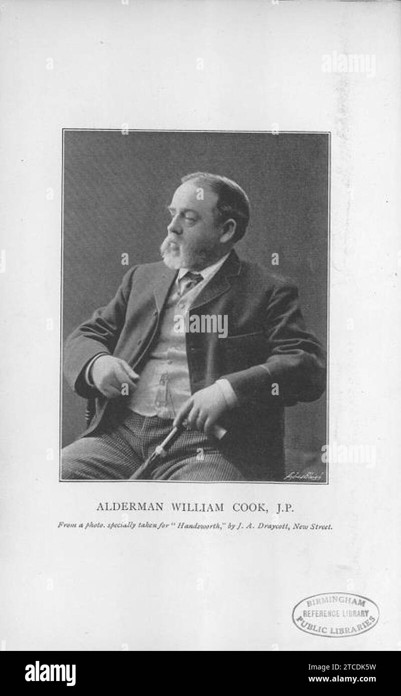 William Cook of Birmingham Stock Photo - Alamy
