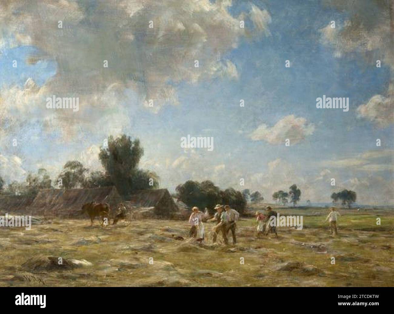 William Darling McKay - Haymakers Stock Photo - Alamy