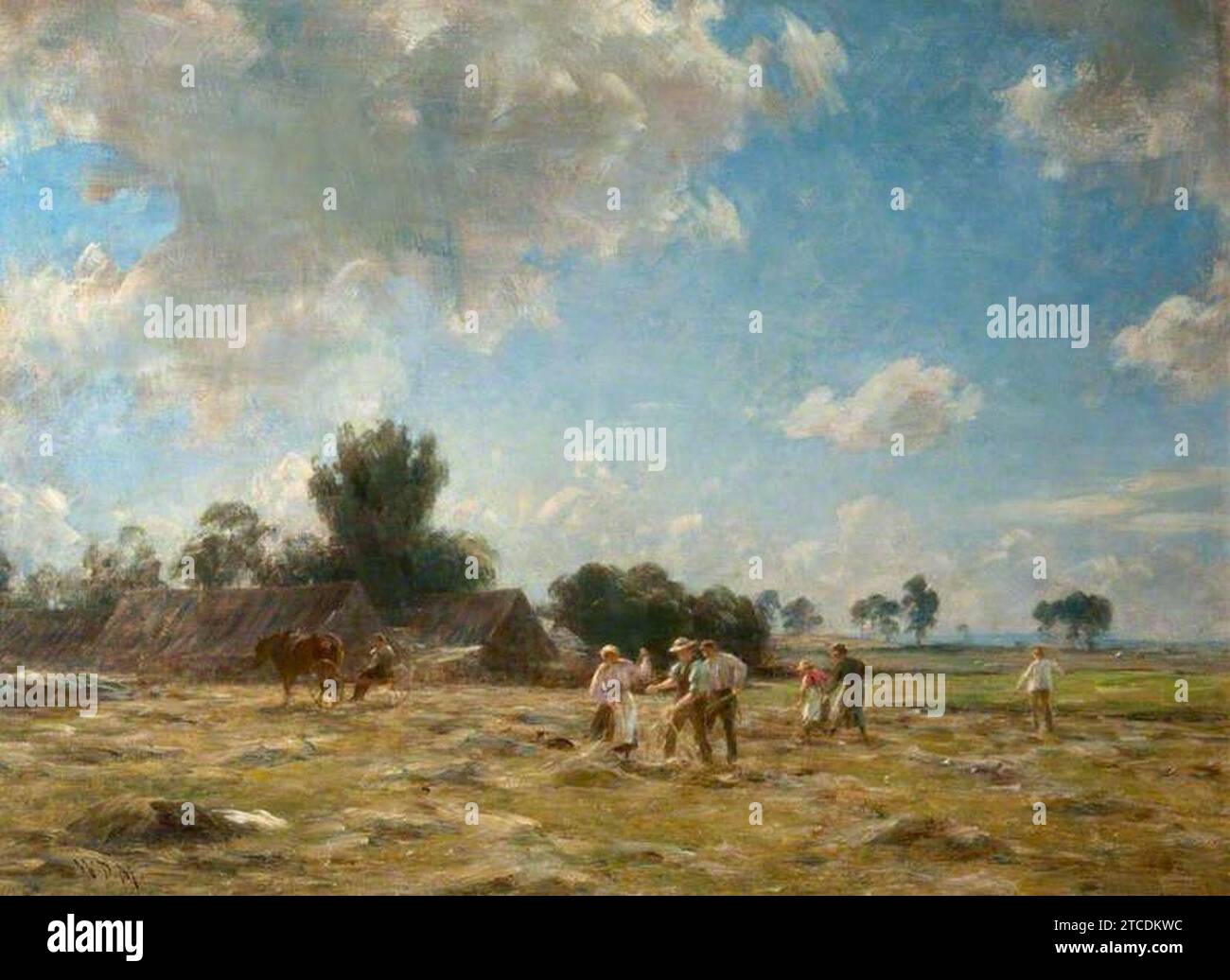 William Darling McKay (1844-1924) - Haymakers Stock Photo - Alamy