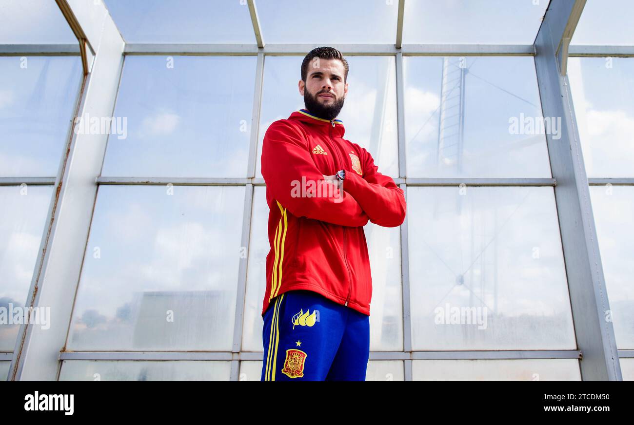 Madrid, 03/22/2016. Interview with Nacho, player of Real Madrid and the ...