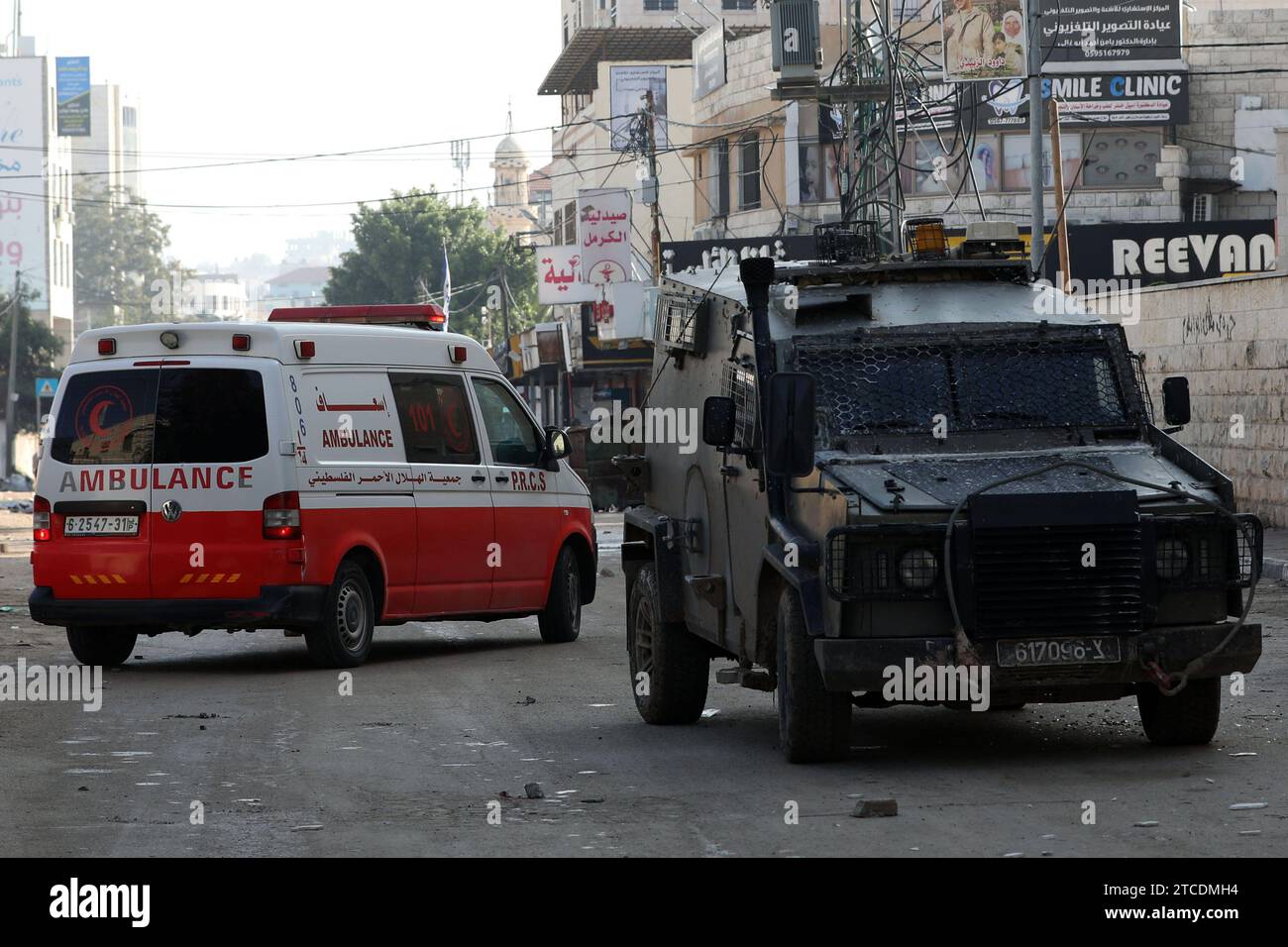 Jenin, Palestinian Territories. 12th Dec, 2023. Israeli security forces ...