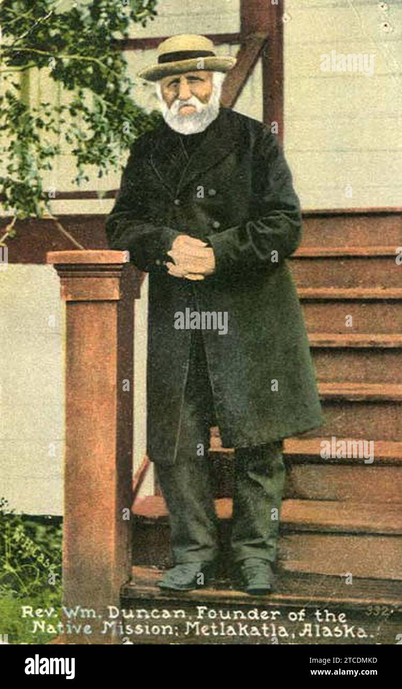 William Duncan, founder of the Christian Mission church in Metlakatla ...