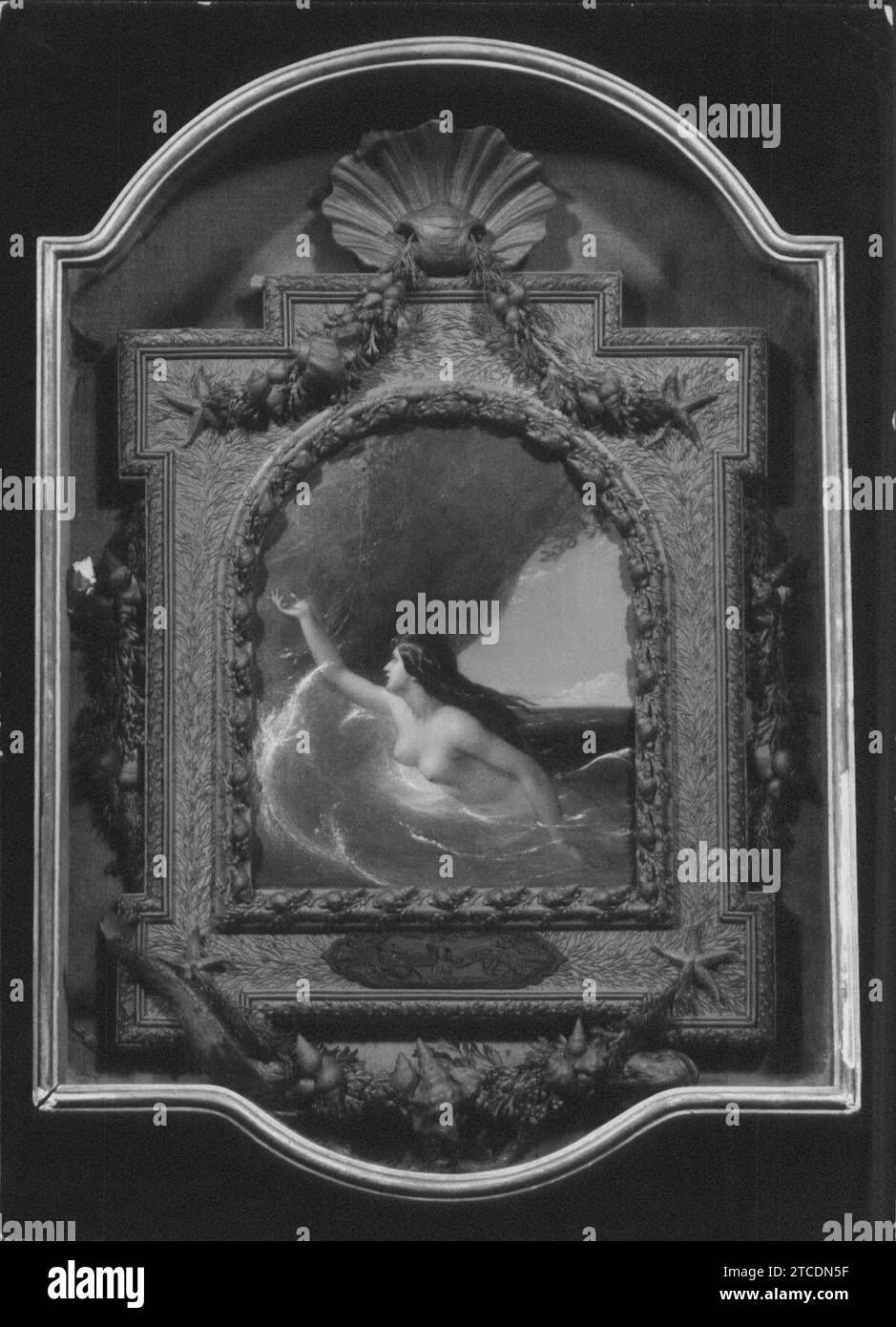 William Edward Frost (1810-77) - A Sea Nymph Stock Photo - Alamy