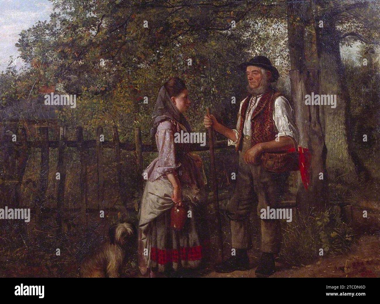 William Edward Millner (1849-1895) - A Wayside Gossip - T01140 - Tate ...