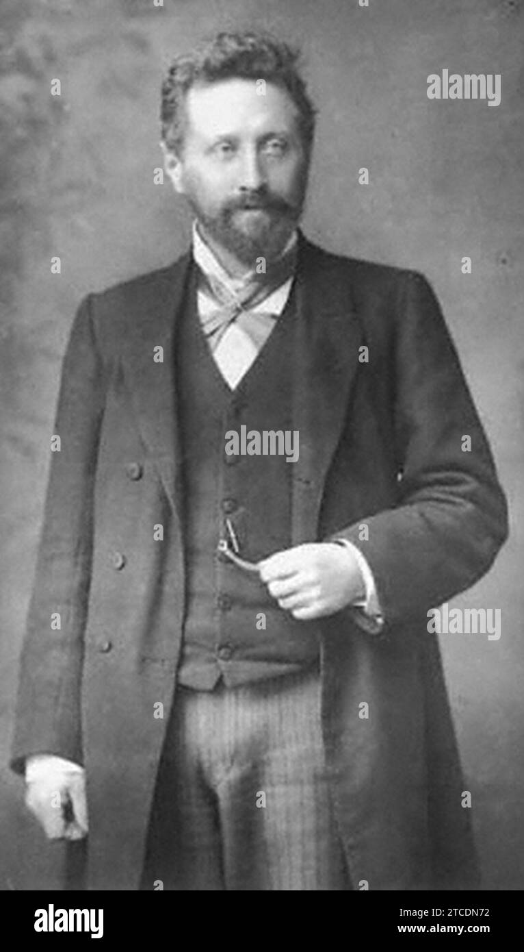 William Edward Ayrton (1847-1908) Cropped Stock Photo - Alamy