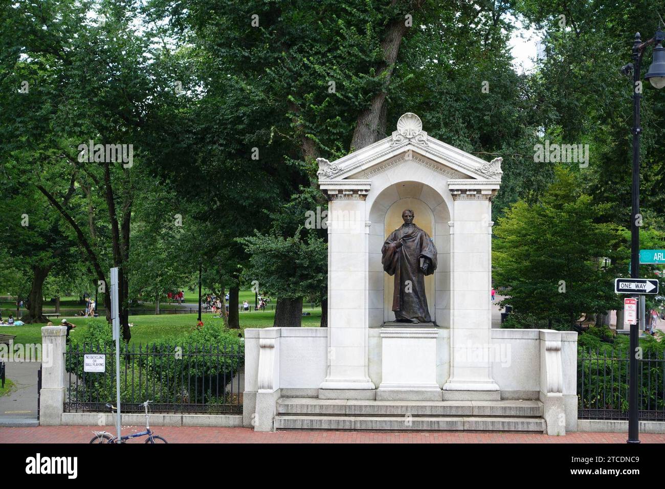 William Ellery Channing statue by Herbert Adams - Boston Public Garden ...