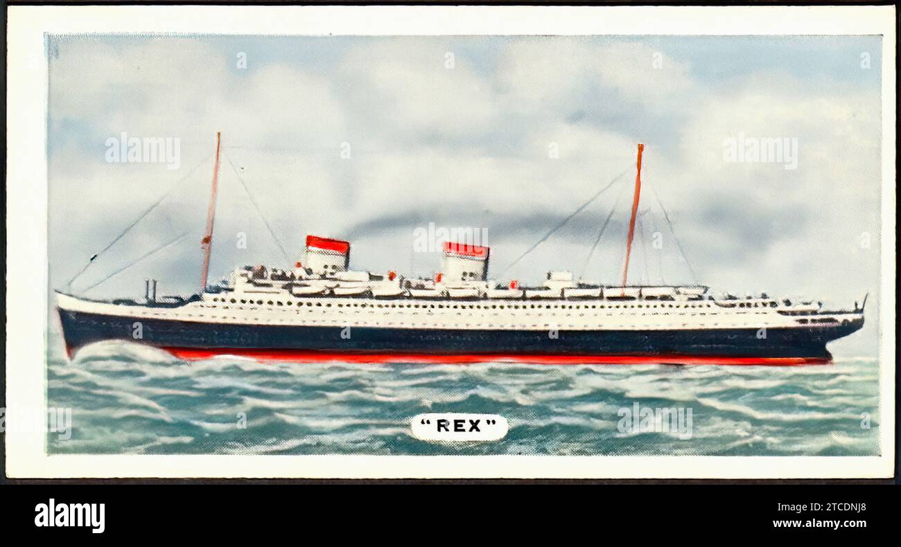 Rex - Vintage Cigarette Card Stock Photo - Alamy