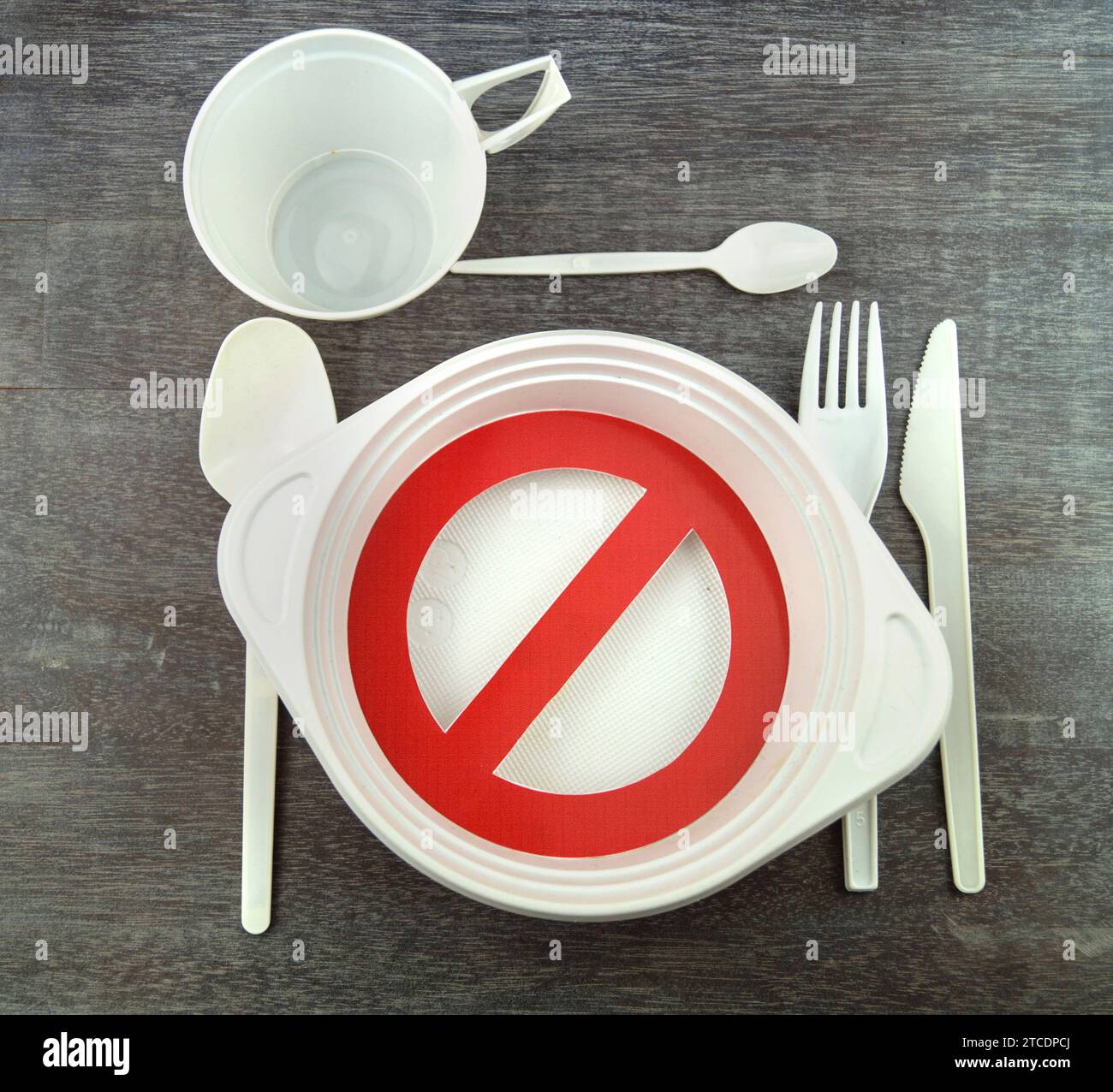 symbol picture, prohibition of microplastics Stock Photo - Alamy