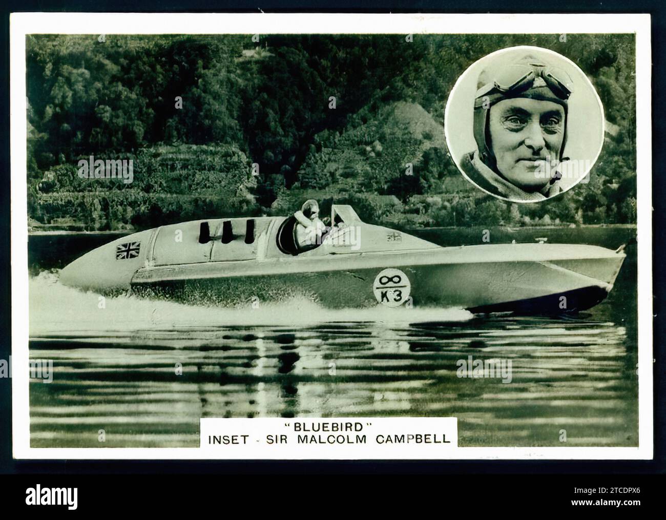 Bluebird & Sir Malcolm Campbell - Vintage Ardath Photocard Stock Photo ...