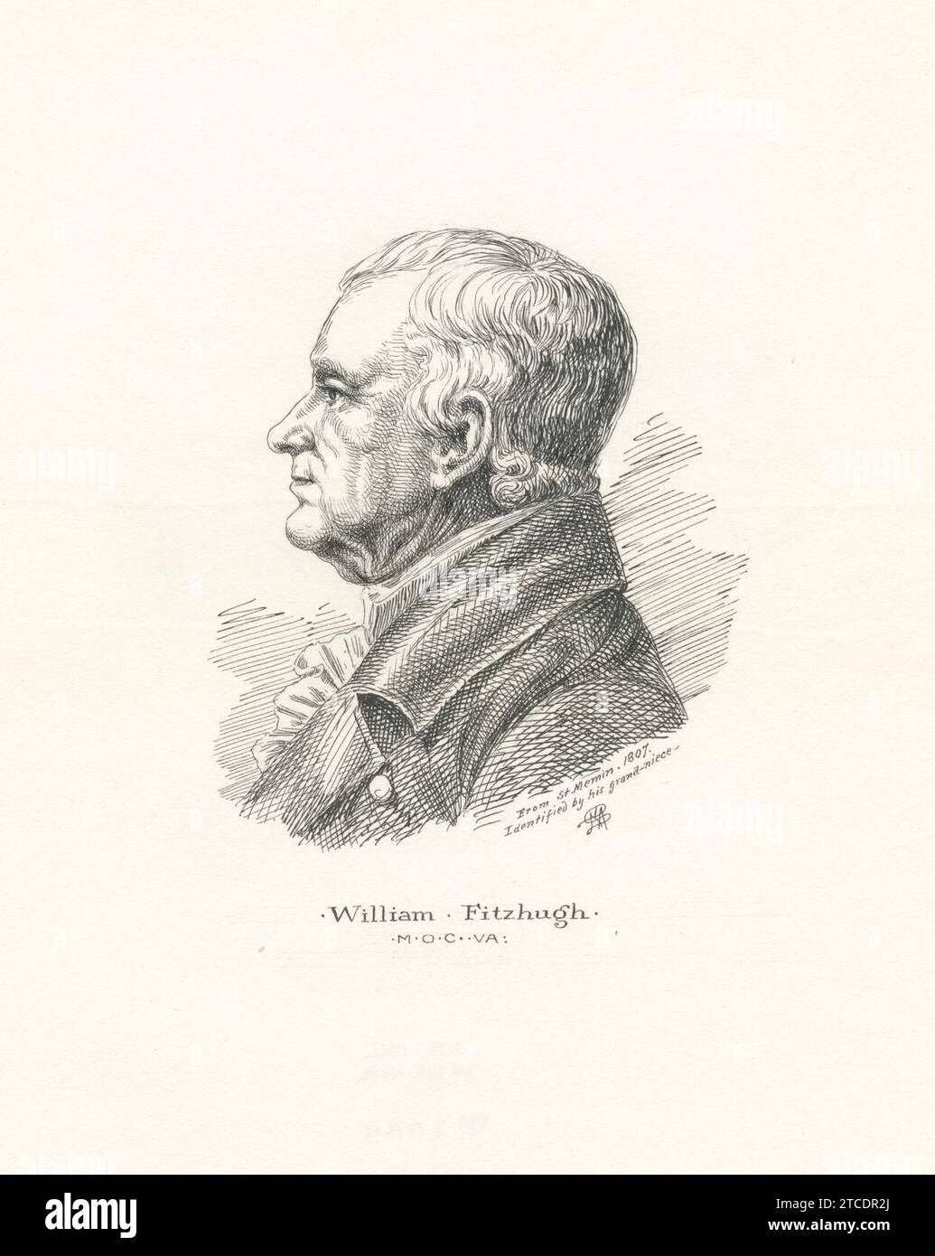 William Fitzhugh M.O.C. Va Stock Photo - Alamy