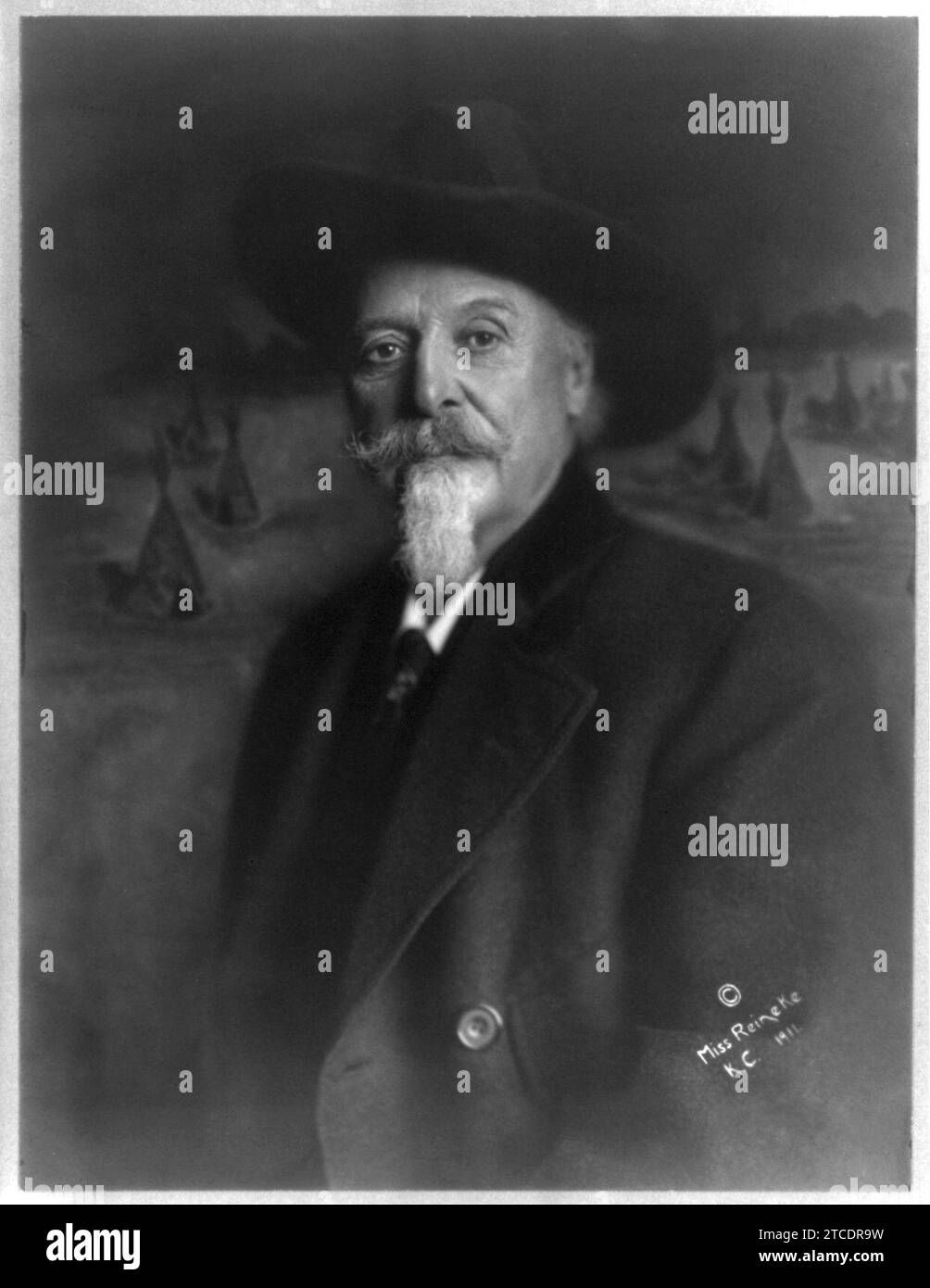 William Frederick Cody, 1846-1917, half-length portrait, facing left ...