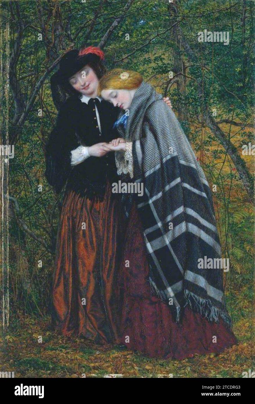 William Gale (1823-1909) - The Confidante - T00045 - Tate Stock Photo ...